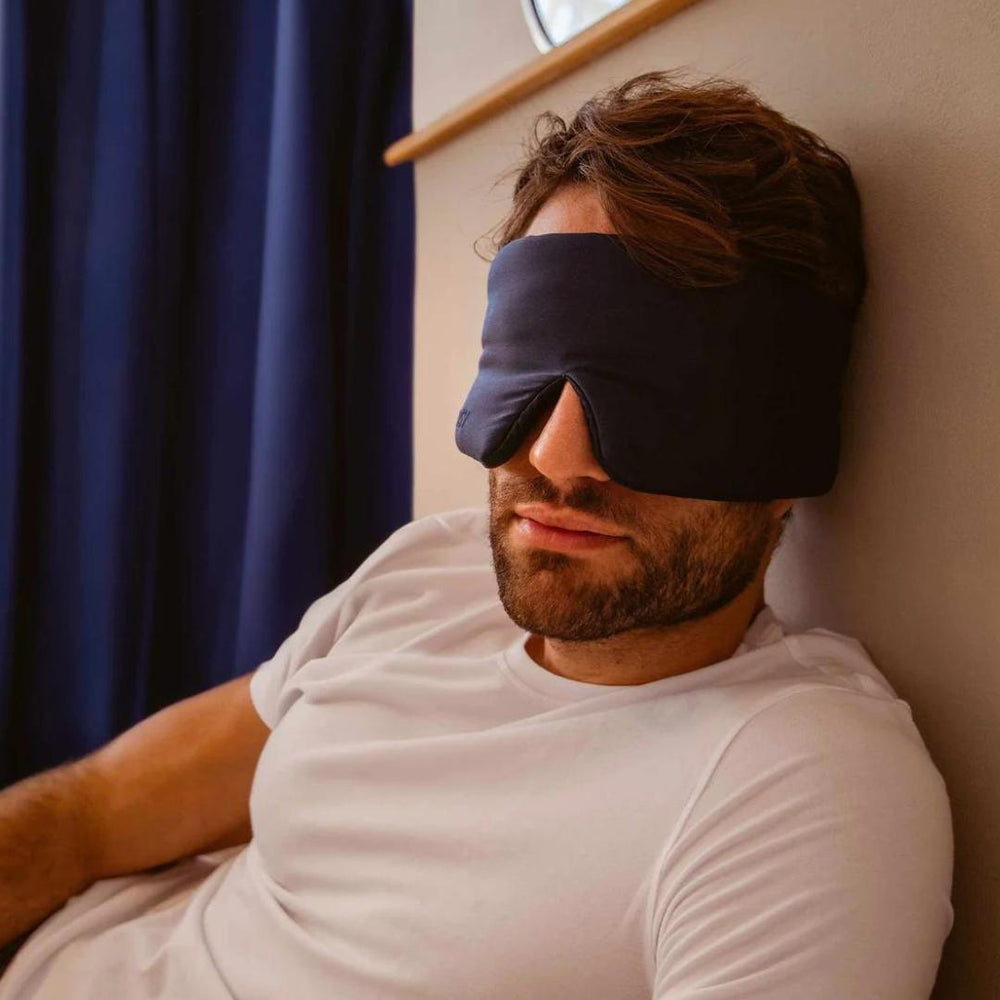 Drowsy Silk Sleep Mask - Midnight Blue
