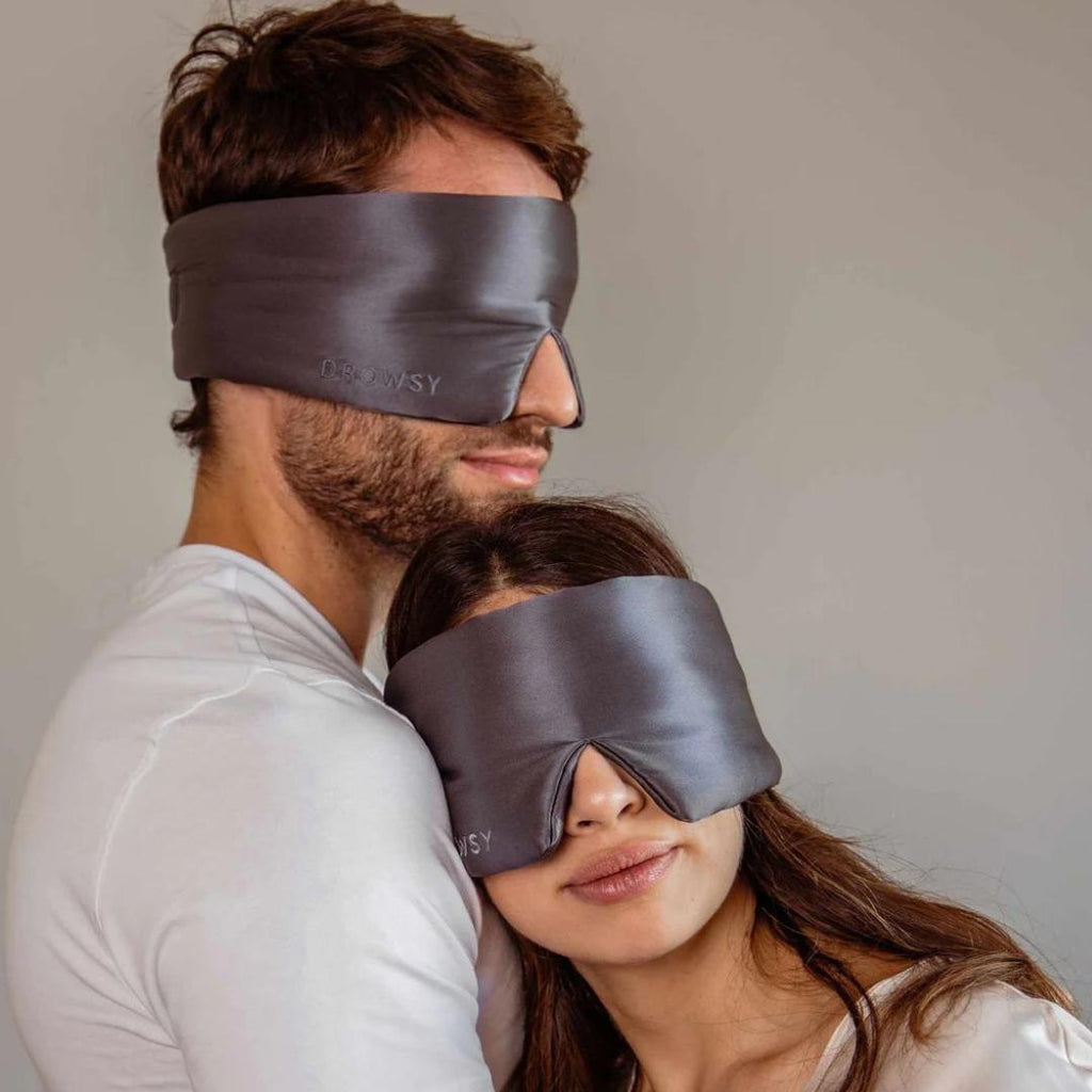 DROWSY Silk Sleep Mask - Moonlight Shadow – The Skincare Edit